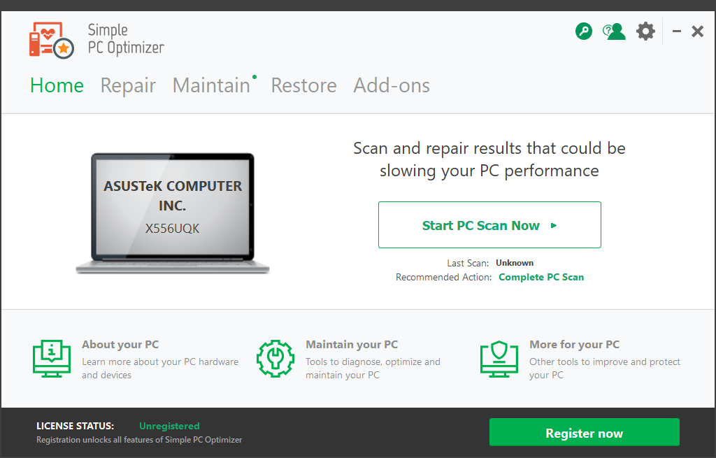 Simple PC Optimizer | Easy Windows PC Maintenance